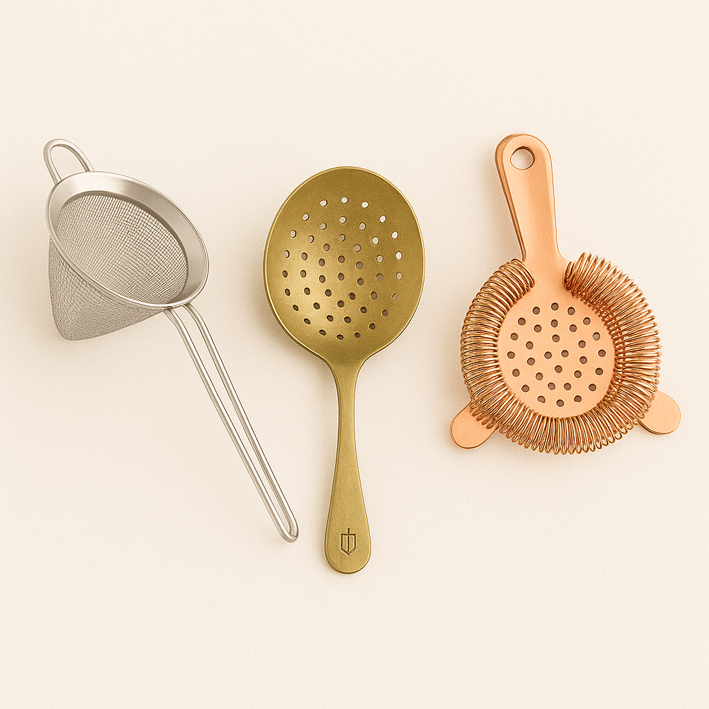 Strainer à cocktails professionnel – Hawthorne, Julep, Fine